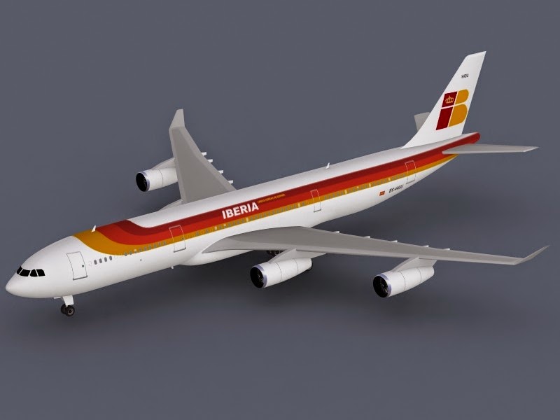 Finest 3D Content: Airbus A340 Family - 3D models