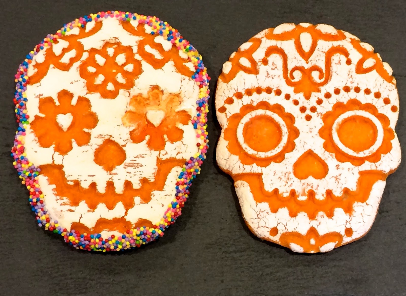 Once Upon A Pedestal: Day of the Dead Cookies