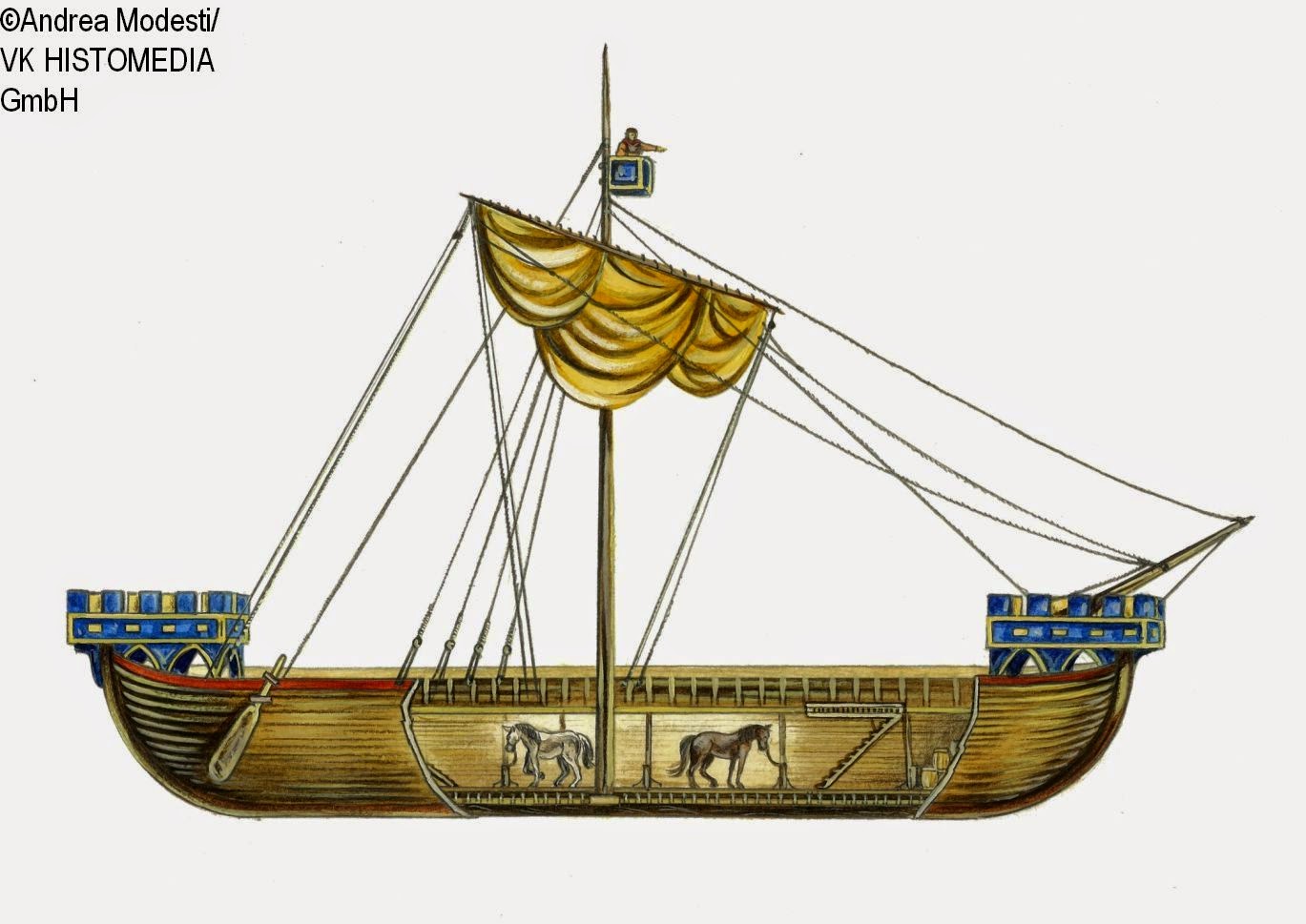 Andrea Modesti Art and Illustration: Medieval Ships