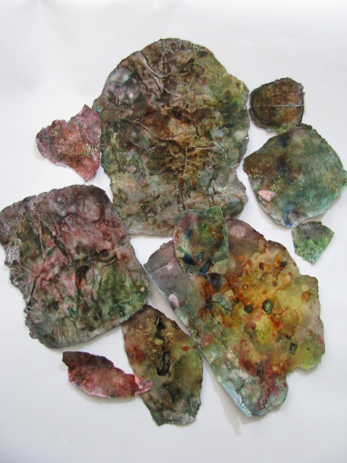 Mundane Entertainment: Polished Stone Technique With Tattered Angels Paints