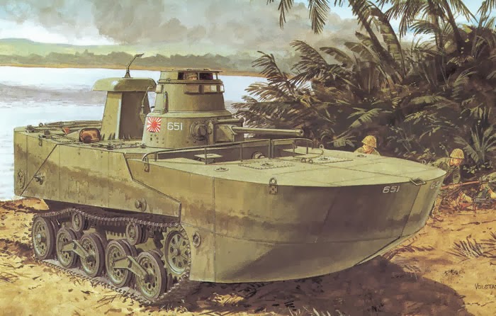 SNAFU!: Blast from the past. Japanese Type 5 To-Ku amphibious tank