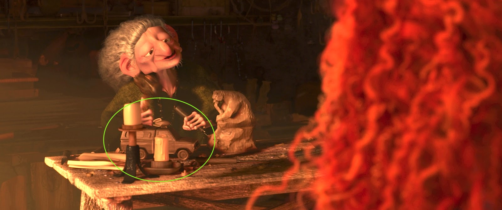 Hidden Items in Brave - The Pixar Ball & A113 | Pixar Post