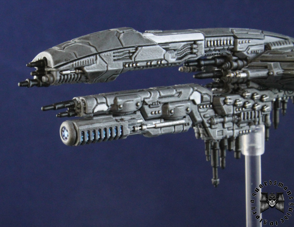 A Guardsman's Guide to Glory: Dropfleet - First UCM Cruiser Complete