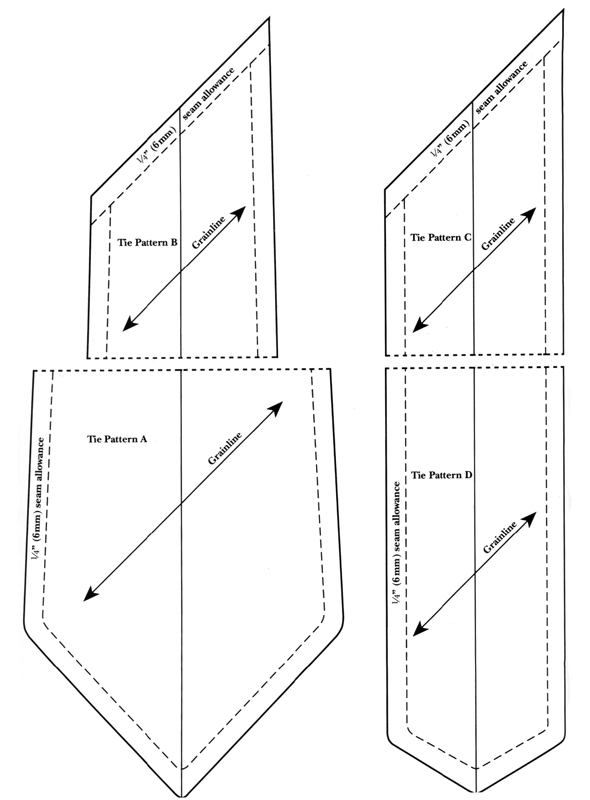 Moldes para hacer corbatas - Imagui