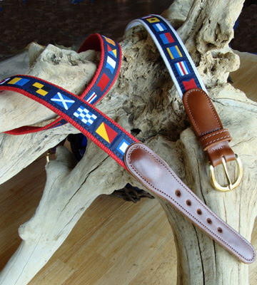 Coastal Creations & Design: Seriously Seaworthy Nautical Belts for Men ...