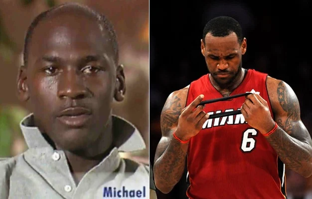 LeBron James now wearing 2 headbands