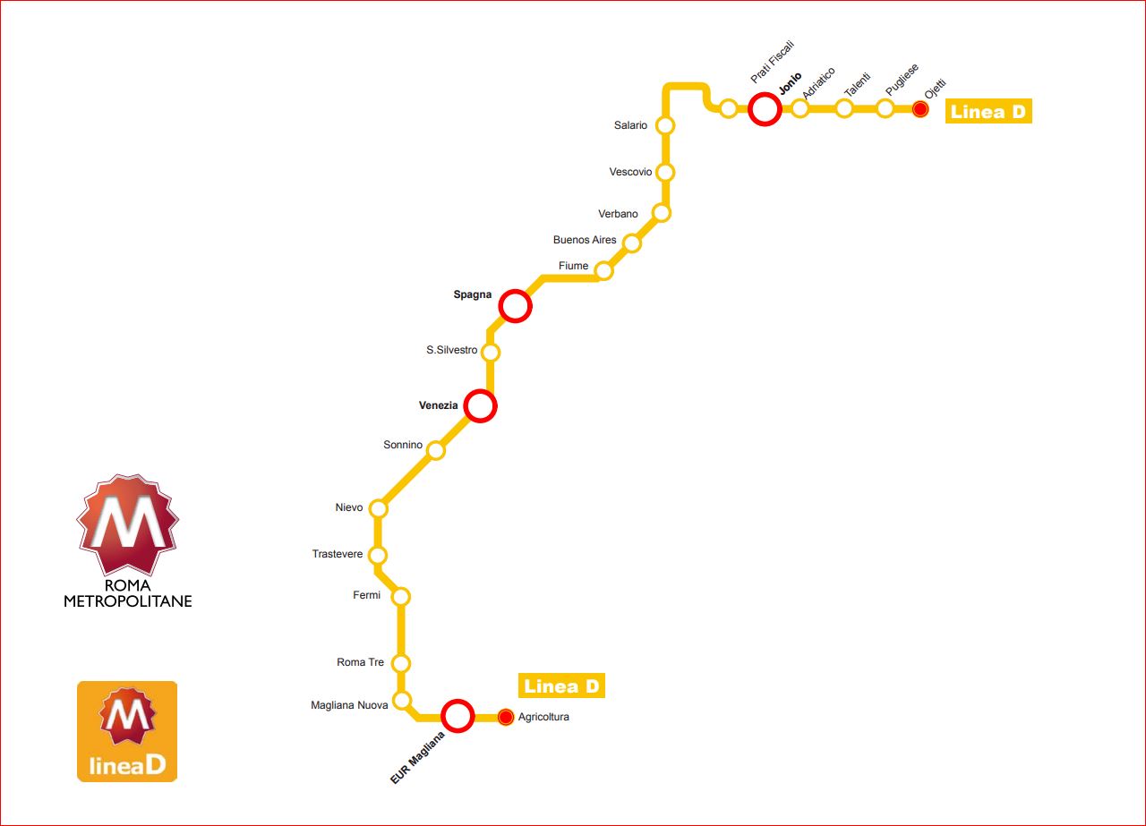 Gli amici di Conca D'Oro quartiere di Roma: Metropolitana Linea D a Via ...