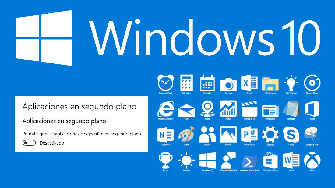 Desactivar ejecución de apps en segundo plano - Windows Lab