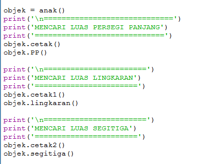 Membuat Menu Menggunakan Python - Siwi Wiyono Raharjo