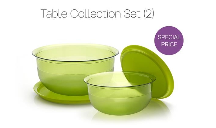Promo Tupperware: Table Collection Set (2)