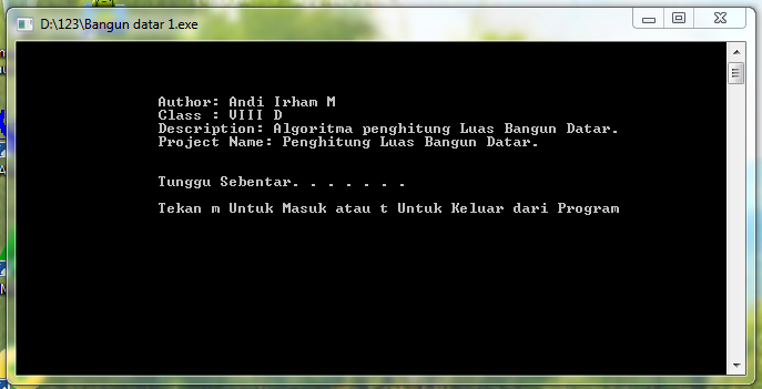 Contoh Program dari Dev C++ - 9DARUSSALAM VE Blog