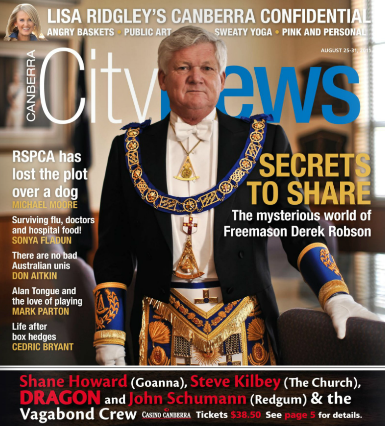 Lodge Jose Rizal No 1045: MW Bro Derek Robson in City News