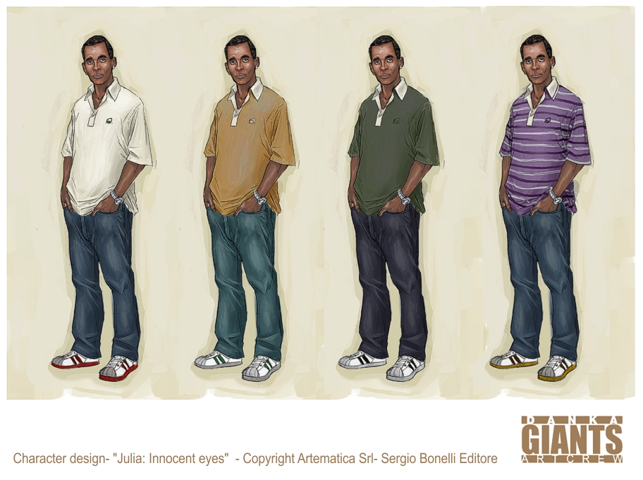 Danka Giants Art Crew: Julia:Innocent eyes - Character design
