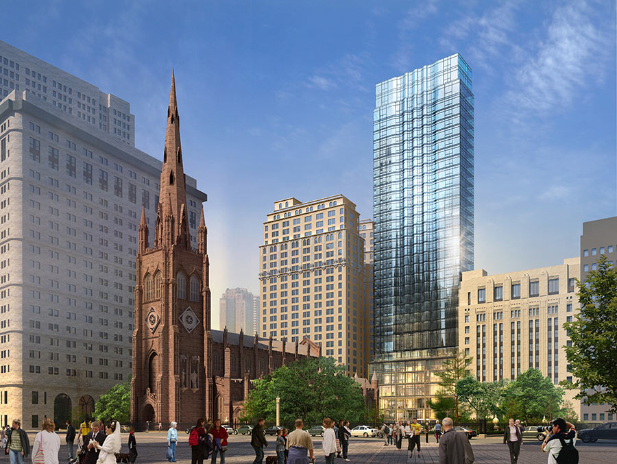 The ElectricWeb Network: Trinity Church to Build Condo Tower Next to AMEX