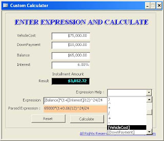 Custom Calculator and Eval Function ~ LEARN MS-ACCESS TIPS AND TRICKS