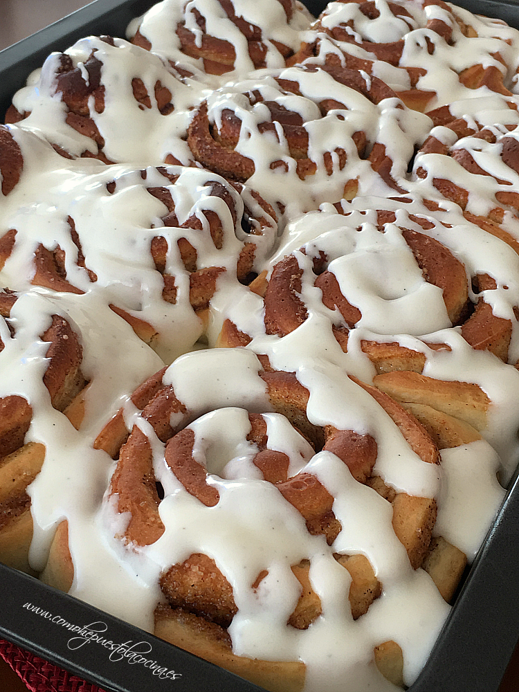 COMO HE PUESTO LA COCINA: CINNAMON ROLLS (Thermomix)