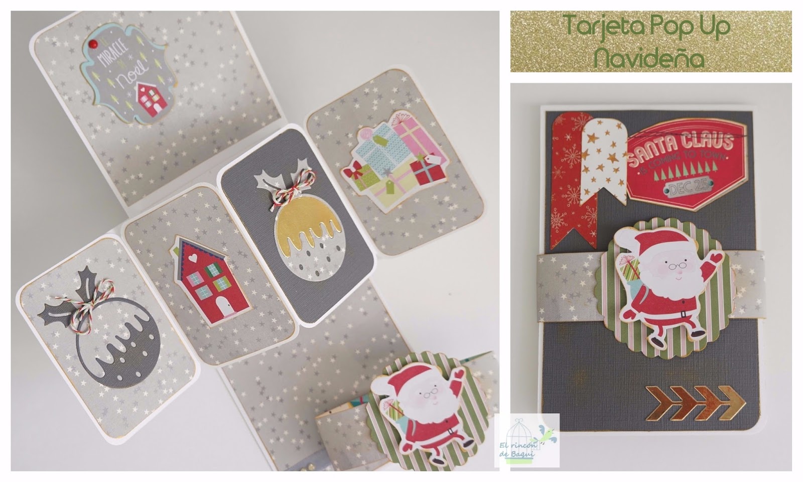 Tarjeta Pop Up con giro | El rincon de Baqui: Blog de manualidades ...