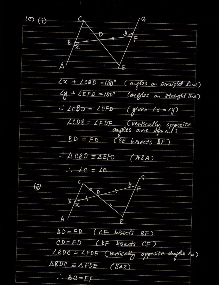 Stpm Mathematics T: GEOMETRY DEDUCTION