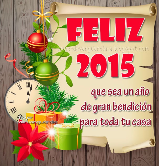 *Feliz 2015 que sea un año de gran bendición*