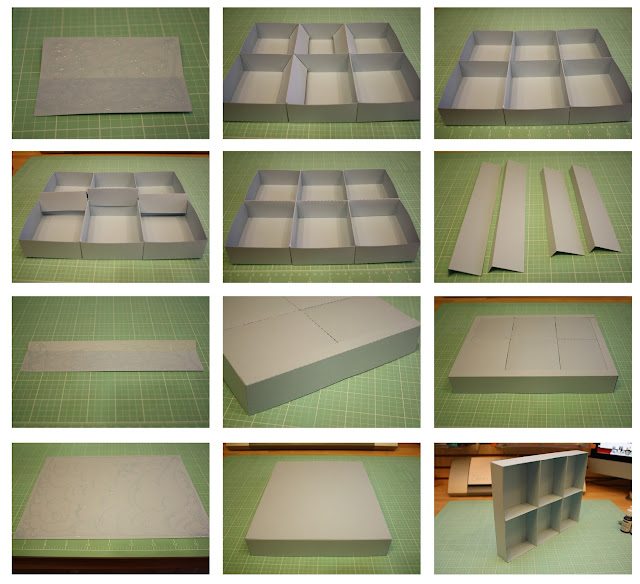 Six Section Storage Box | Bits of Paper