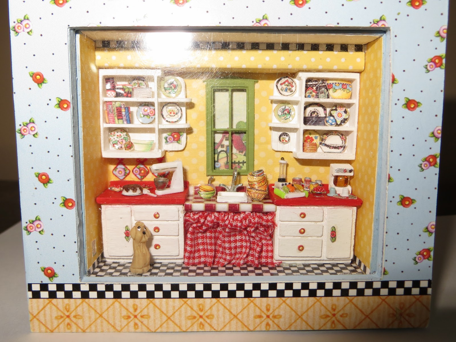THE PERIPATETIC MINIATURIST: MARY ENGELBREIT VINTAGE KITCHEN QUARTER SCALE