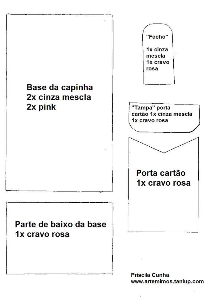 Eu Amo Artesanato: Capa para celular com molde e passo a passo