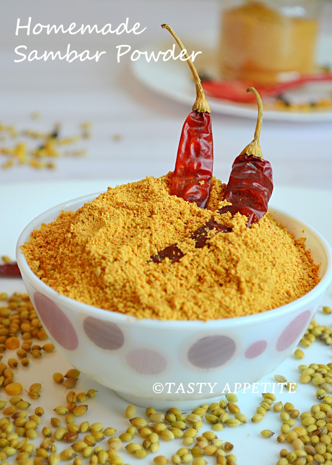 How to make Sambar Podi at home / Homemade Sambar Powder