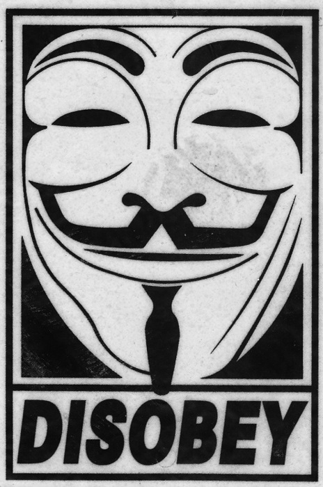 You are anonymous: Disobey Poster