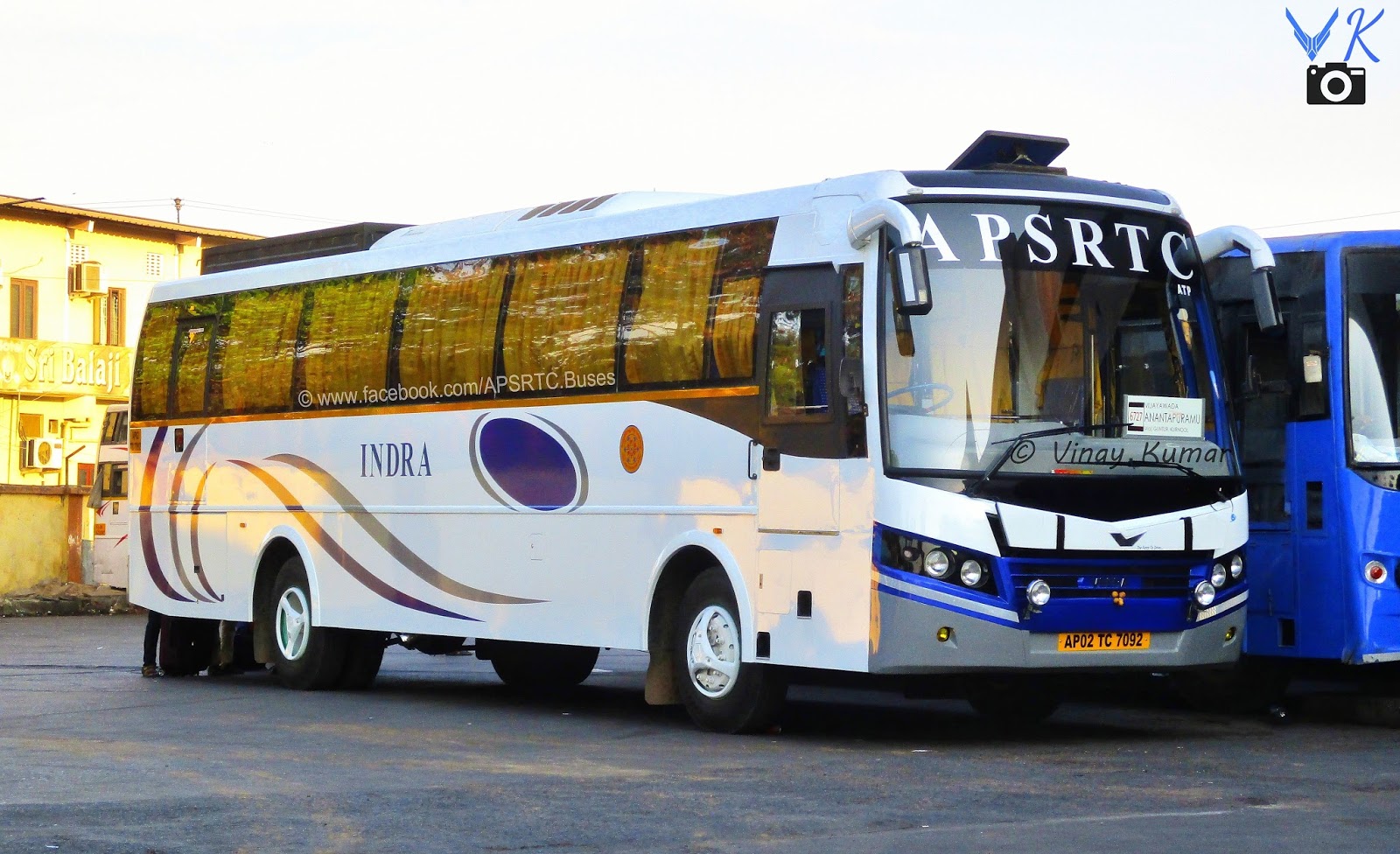 APSRTC New INDRA A/C Buses