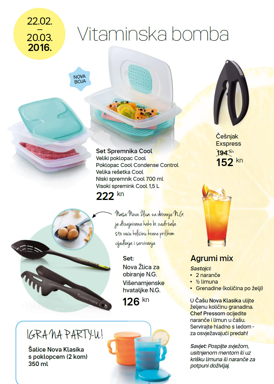 Marina Tupperware Rijeka: Tupperware letak od 22.2.-22.3.2016 - Eko tjedni