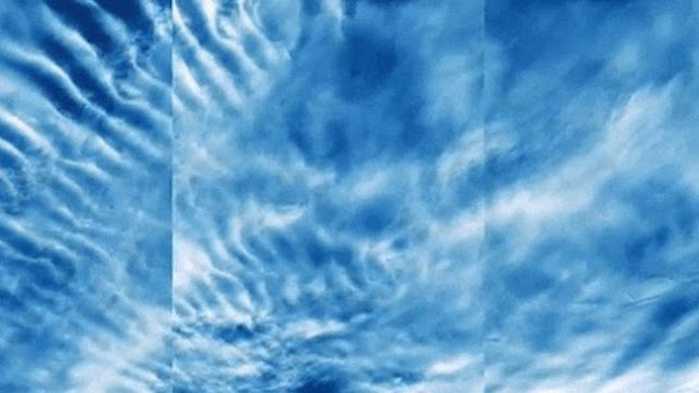 NASA photographed noctilucent clouds