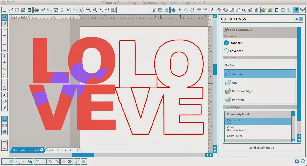 How to Cut a Silhouette Knockout Design (on HTV, Vinyl, and Paper ...