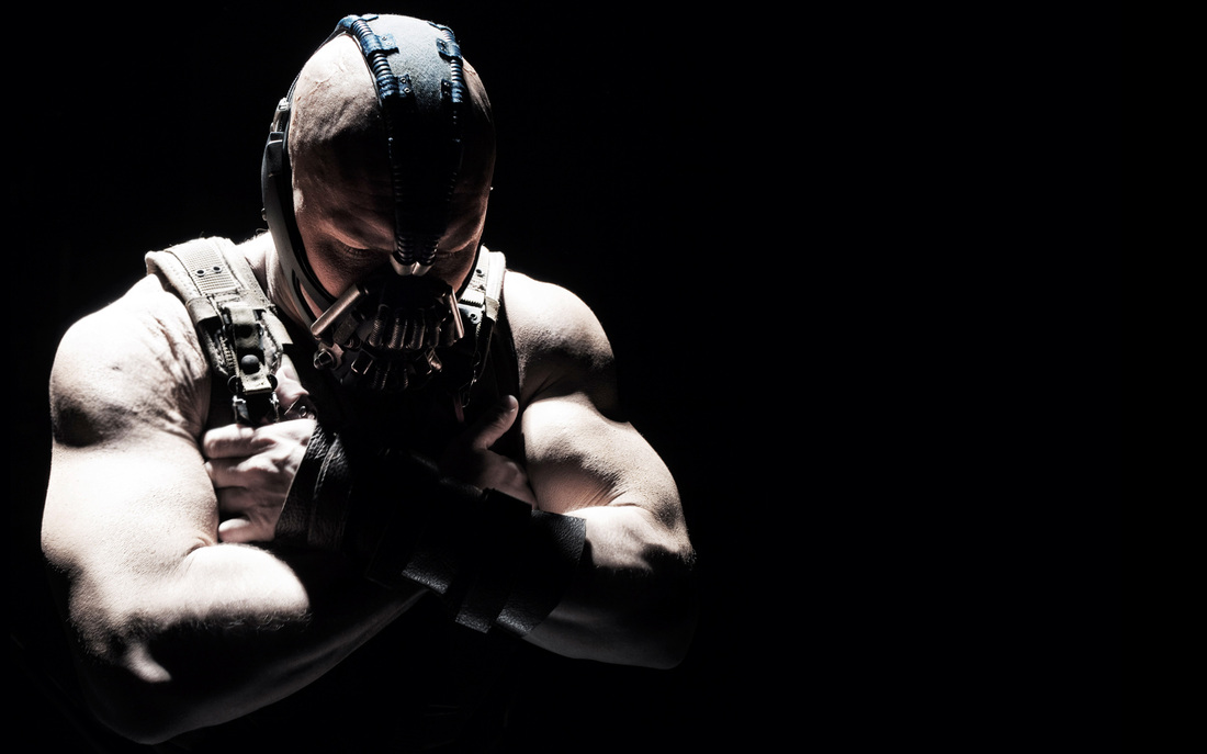 Celebrities, Movies and Games: Tom Hardy as Bane: The Dark Knight Rises