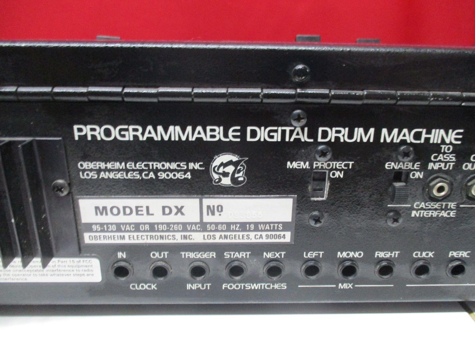 MATRIXSYNTH: Oberheim Electronics - Model Stretch DX - Drum Machine SN ...