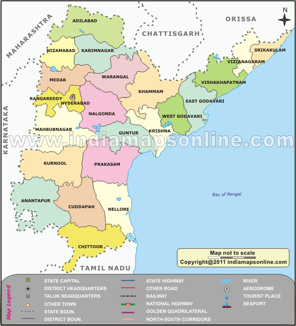 Andhra District Maps