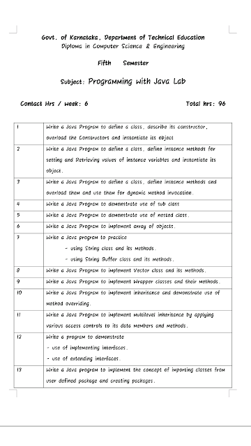 STUDENT SPOT(Diploma In Polytechnic Education -Karnataka): Computer ...