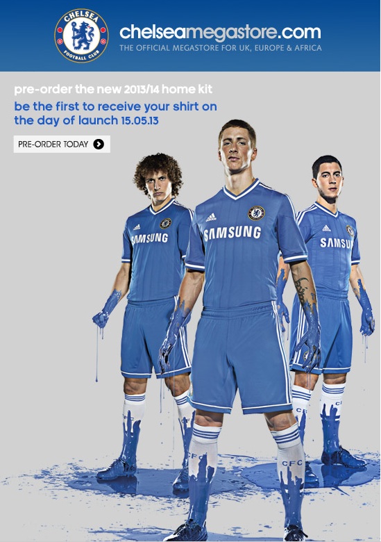 THE NEW CHELSEA HOME KIT 2013/14. | CHELSDAFT Fans Blog