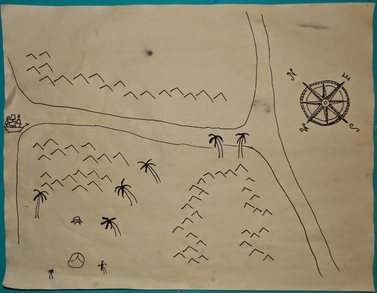 Amber's Craft a Week Blog: Treasure Map and Clues