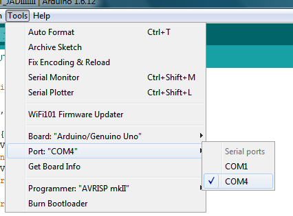 mekatronika: INPUT SERIAL ARDUINO UNO