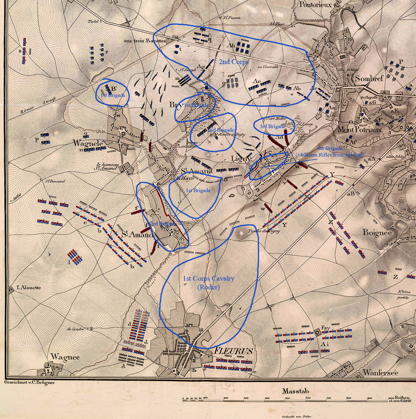 Malefric's Musings: Mapping the Battle of Ligny