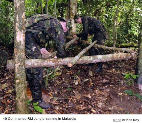 40th Commando RM Jungle training in Malaysia
