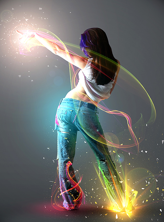 Awesome Stuff: Show Me The Light - Cool Photoshop Digital Art Tutorial