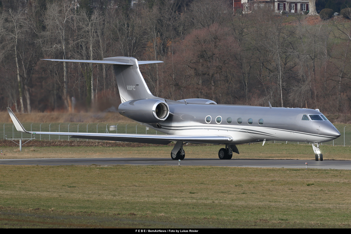 FEBE *** BernAirNews.ch ©: N6PC, Gulfstream Aerospace G5, JAN19