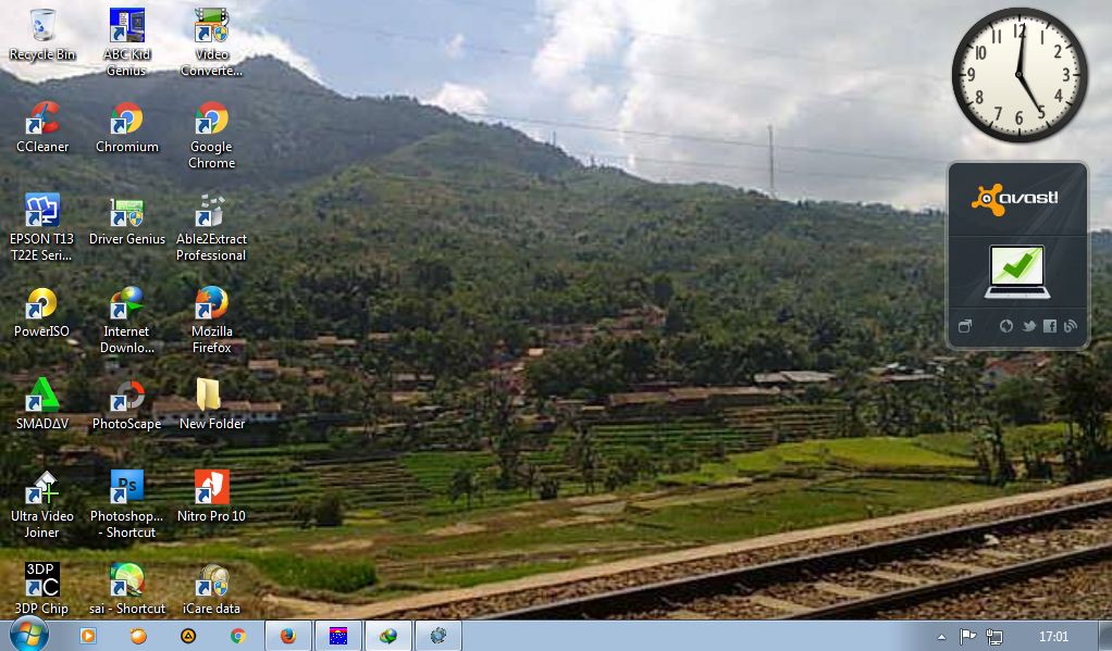 cara mengakses komputer: Mengenal Tampilan Dekstop