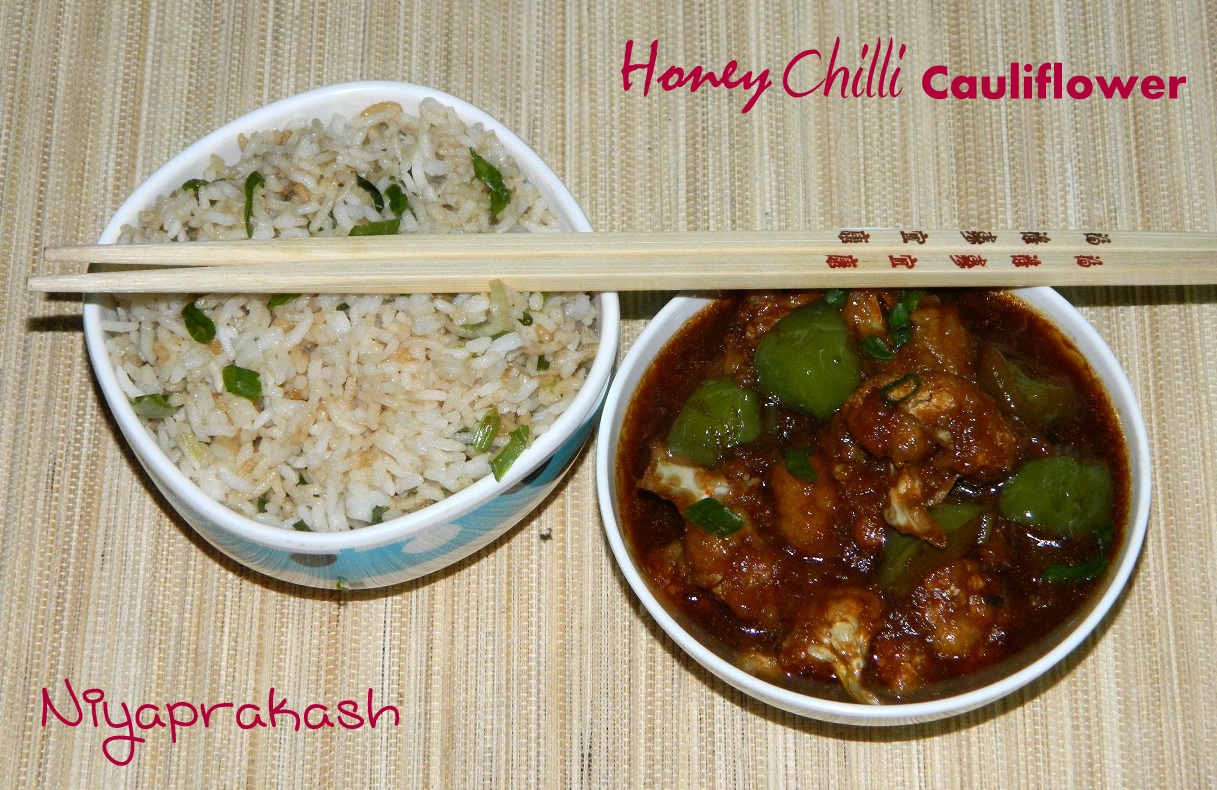 Niya's World: Honey Chilli Cauliflower