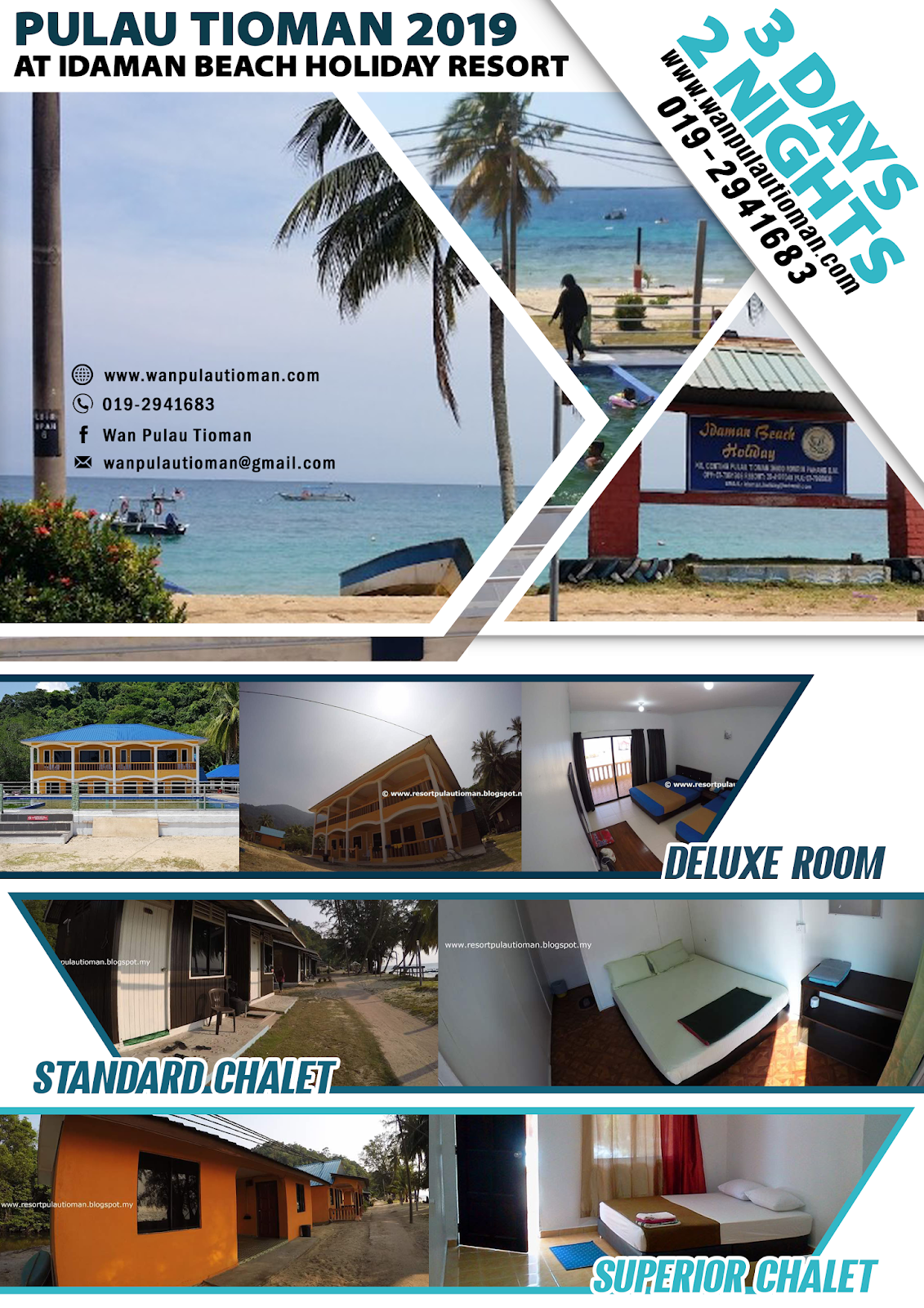 Pakej Percutian 3 Hari 2 Malam Ke Pulau Tioman 2019 - Idaman Beach ...