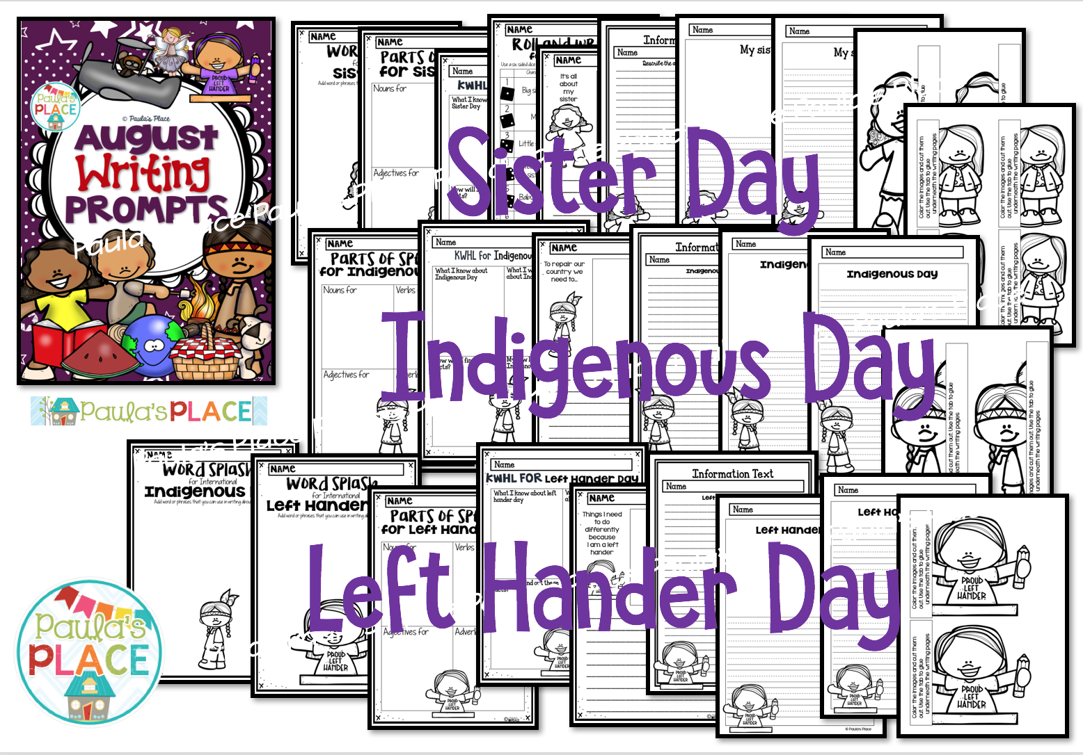 Paula's Place Teaching Resources: August Writing pack