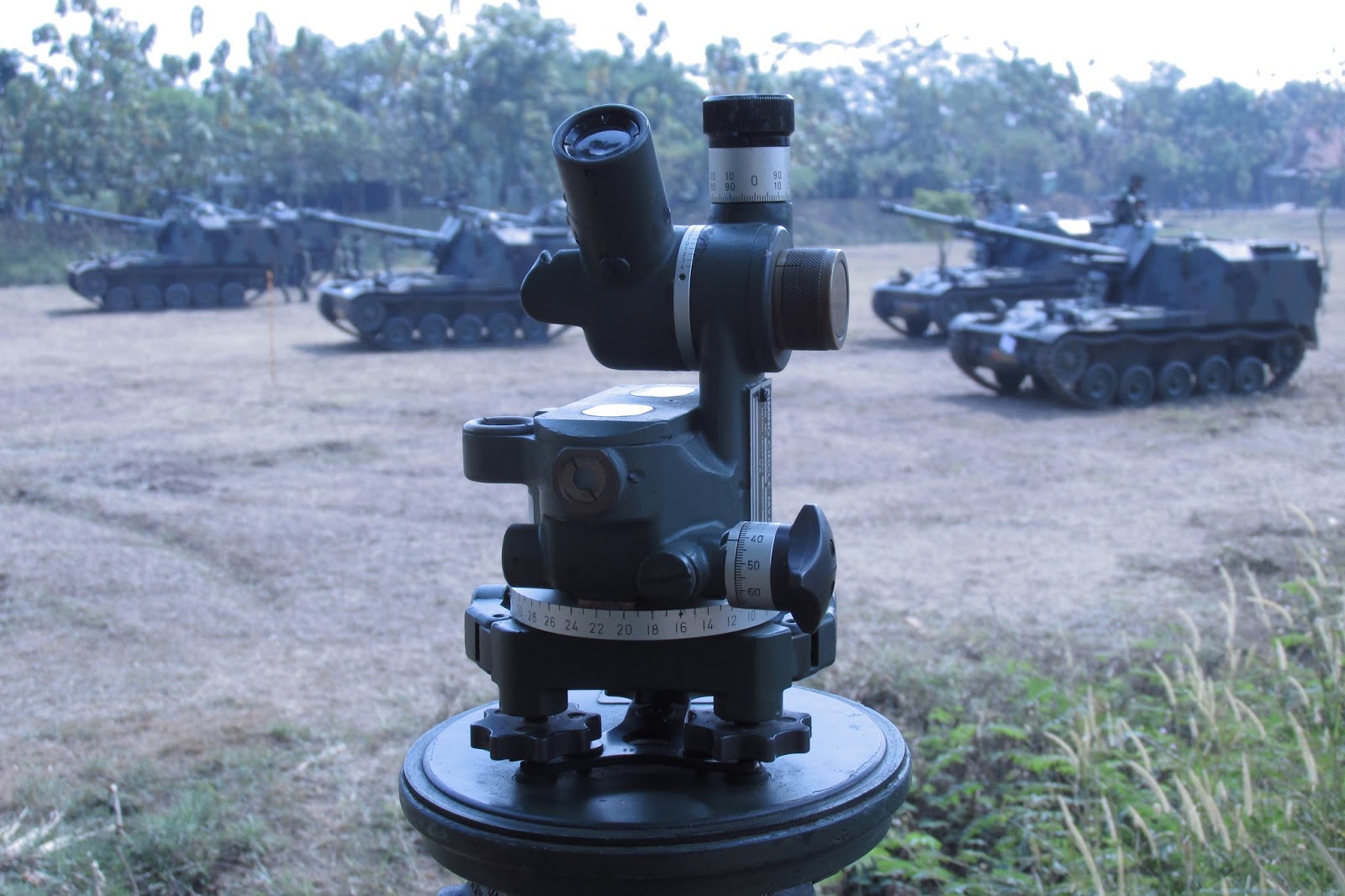 military photography: The Artillery Combat Batteries