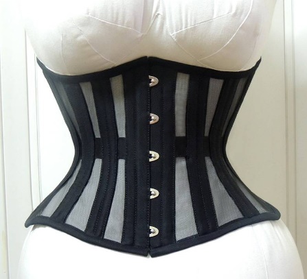Cinturinha de Ampulheta: Corset Underbust em Tela Invisible- Corset Unique
