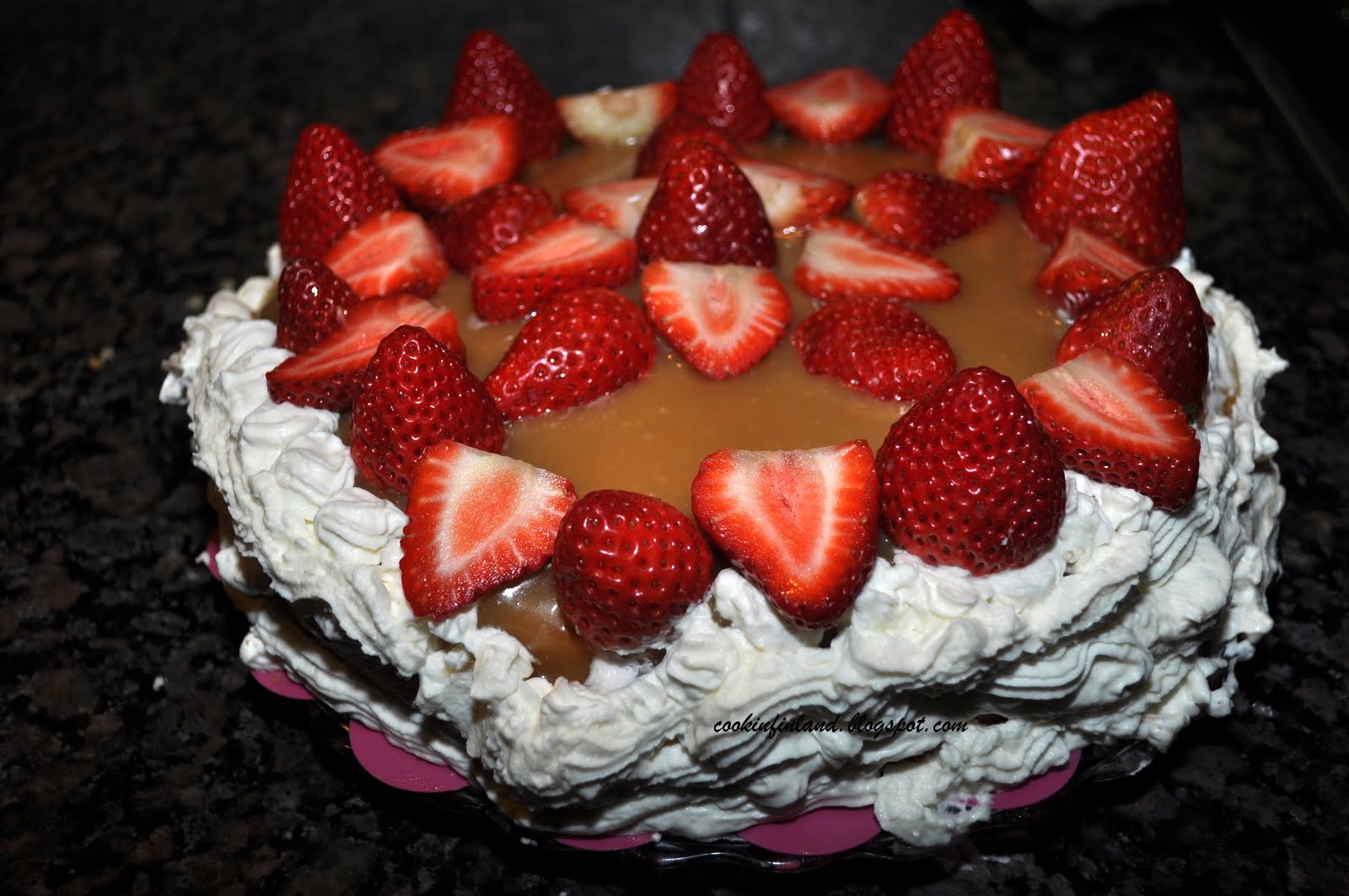 Cooking Finland: The Butterscotch Cream cake--Kinuskikakku